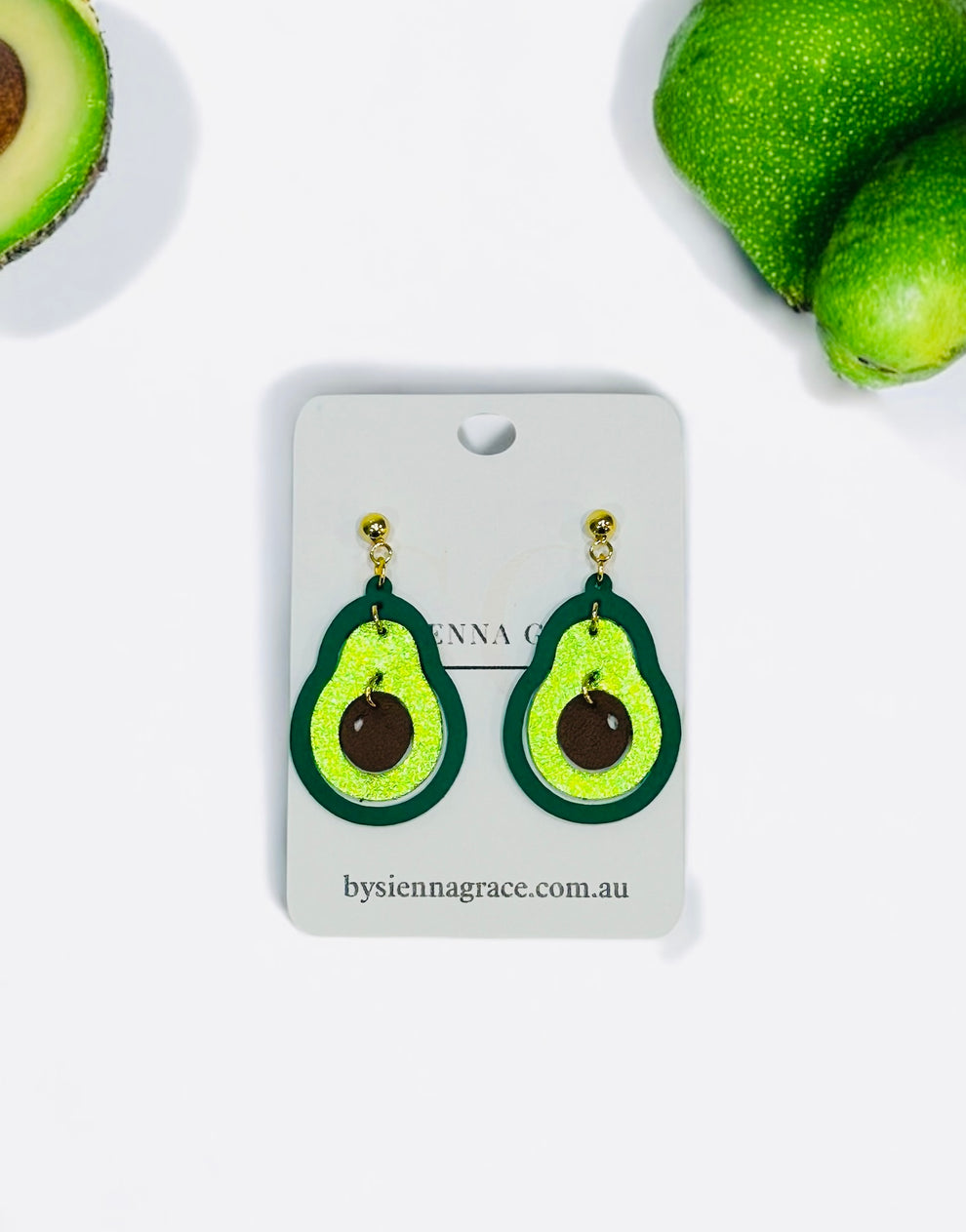 Avocado Earrings – By Sienna Grace